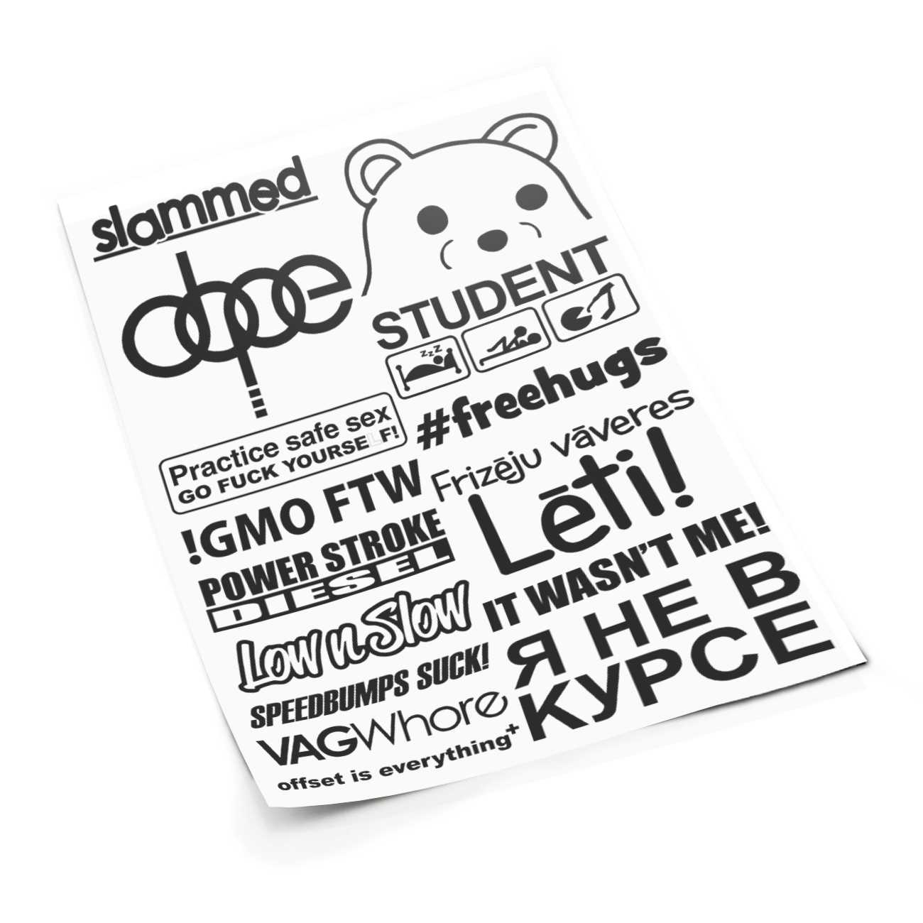 Sticker set V7 S | Sets of stickers