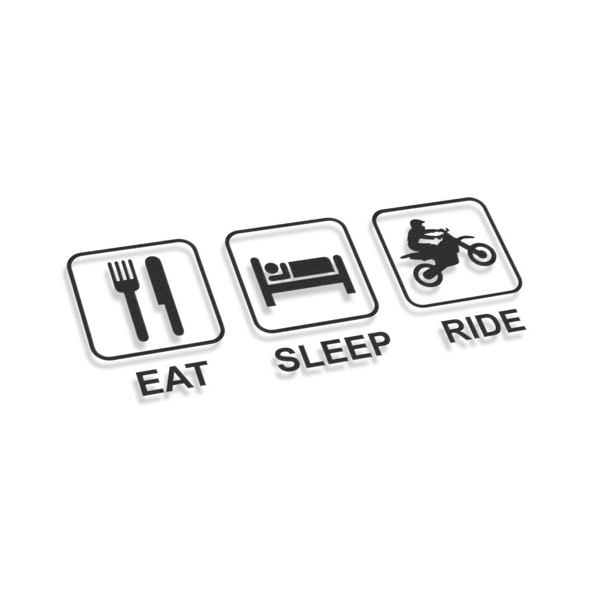 Eat Sleep Ride V2 | Stickers