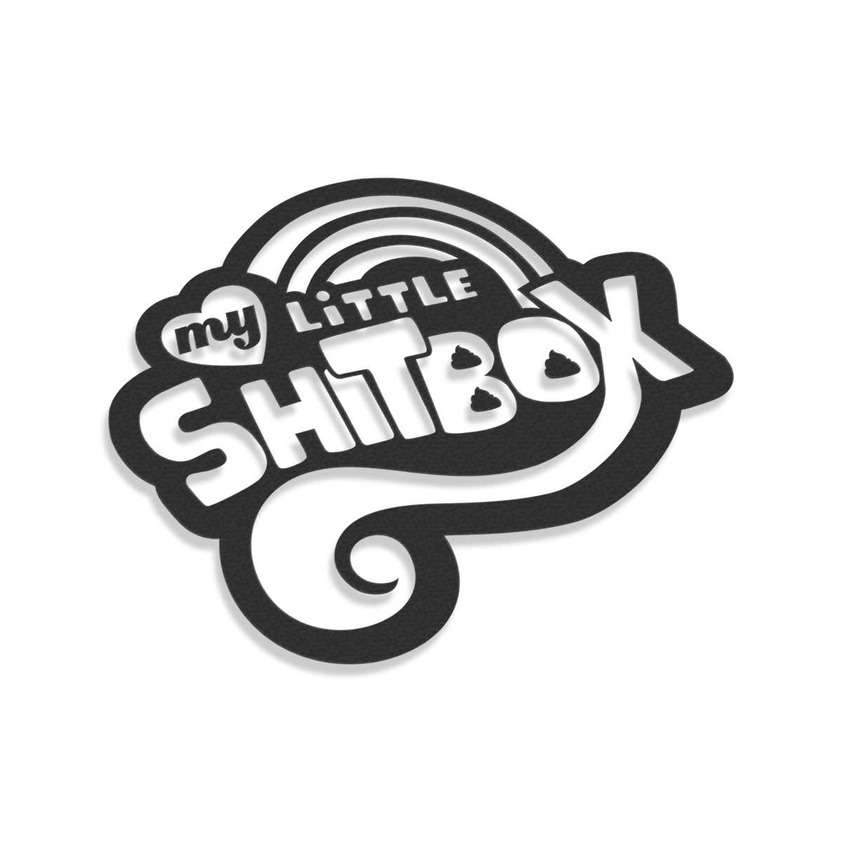 My Little Shit Box | Stickers