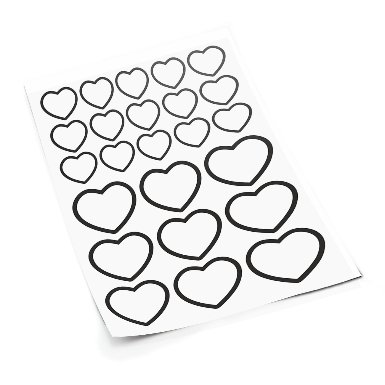 Hearts #3 S sticker set | Sets of stickers