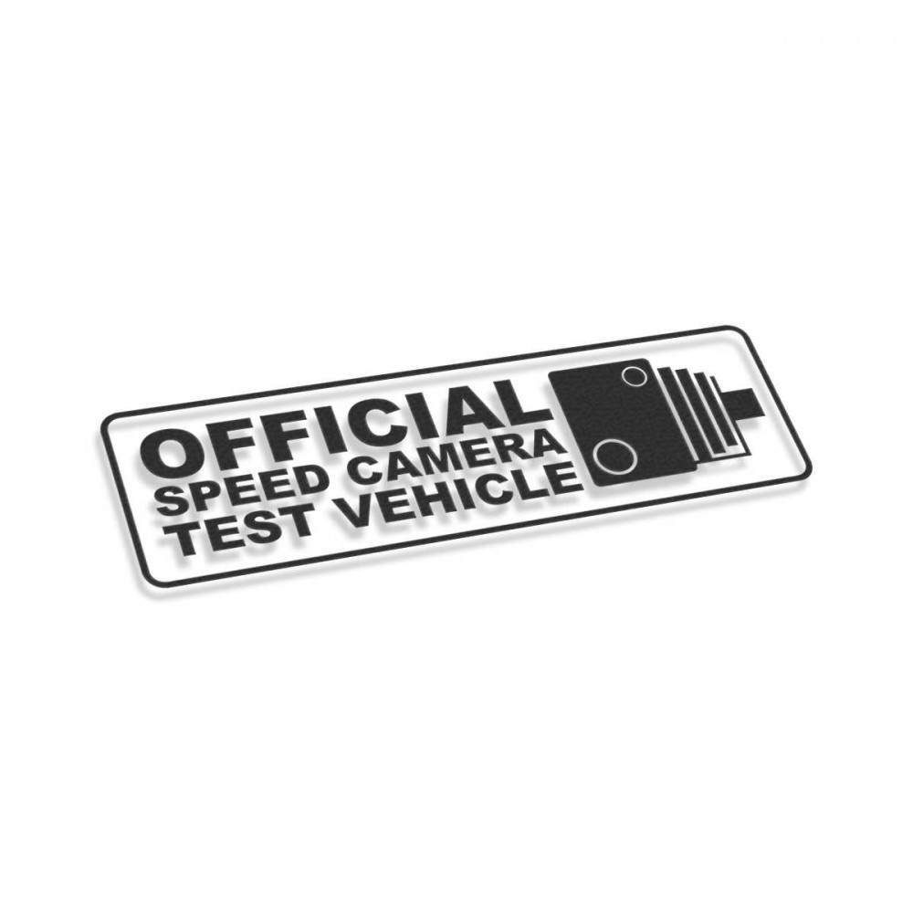 Official Speed Camera Test Vehicle | Stickers