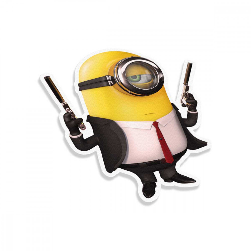 Minion With Guns | Stickers