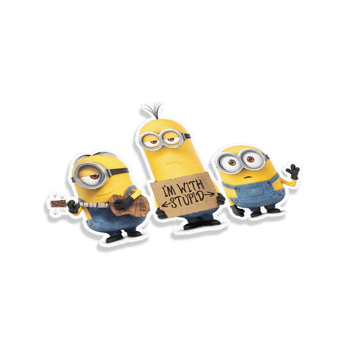 Wt Gc DESPICABLE ME IM WITH STUPID MINION TRIO Pd V Sr ￡1.30 ...