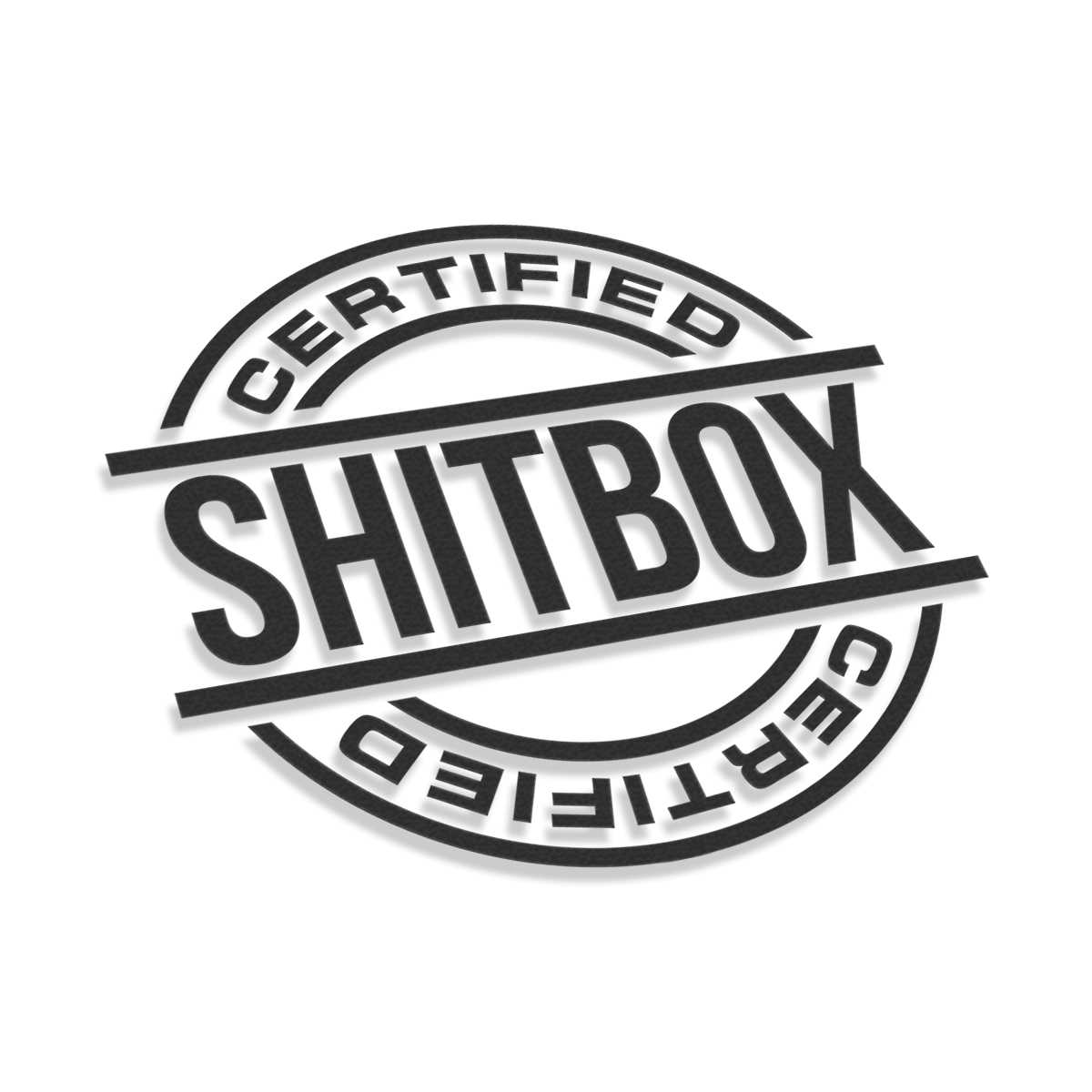 Certified Shit Box | Stickers