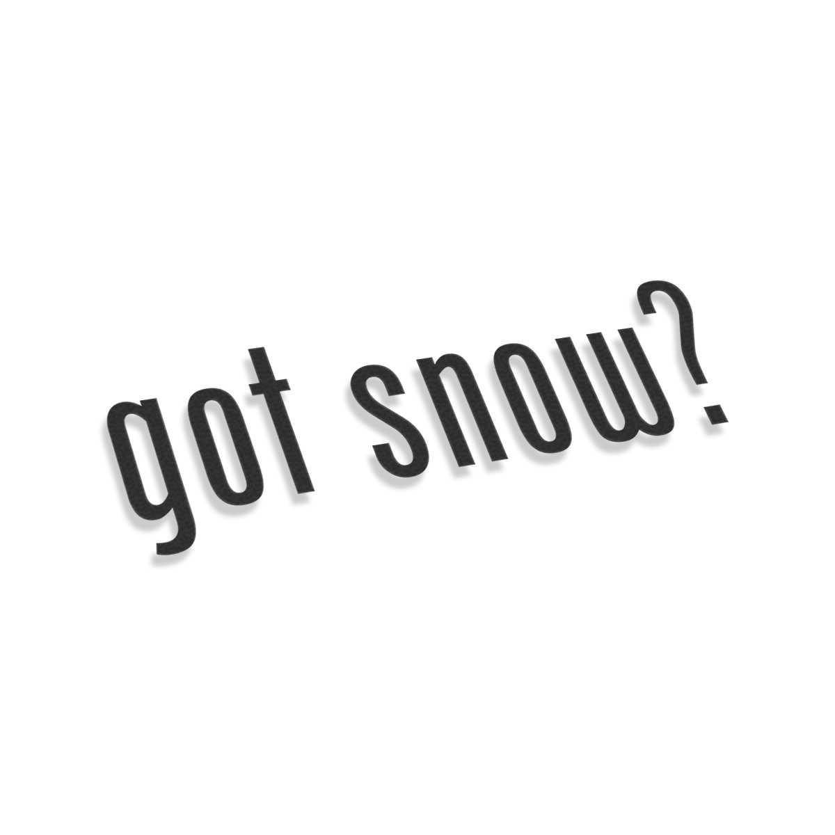 Got Snow #2 | Stickers