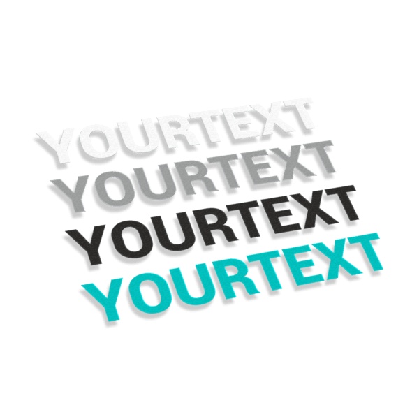 Custom text | Custom stickers | Custom text sticker with text ...